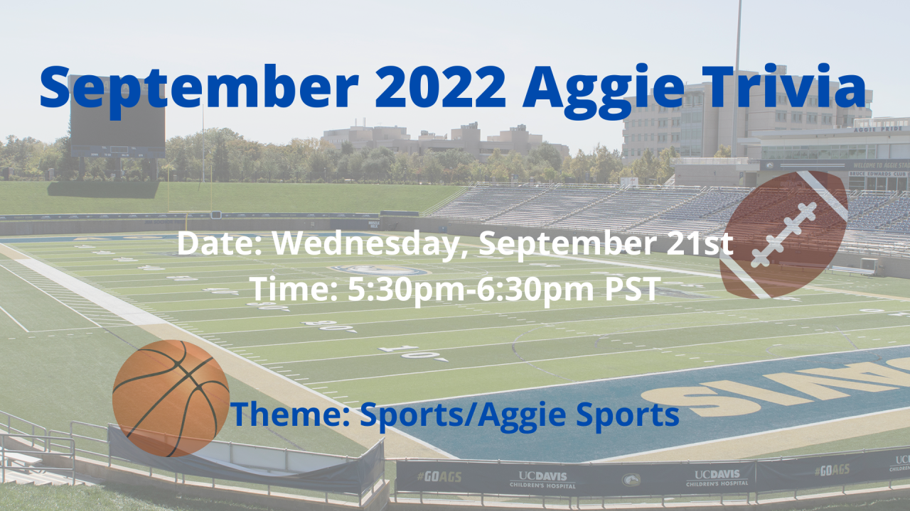 September 2022 Aggie Trivia | One Aggie Network